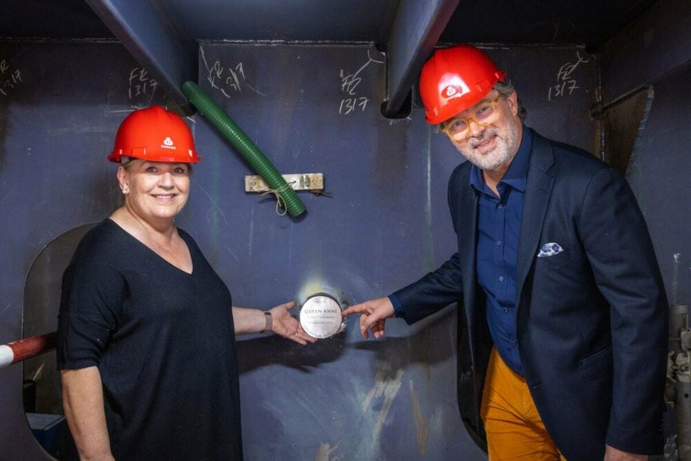 Cunard Celebrates Queen Anne's Keel Laying - Bolsover Cruise Club