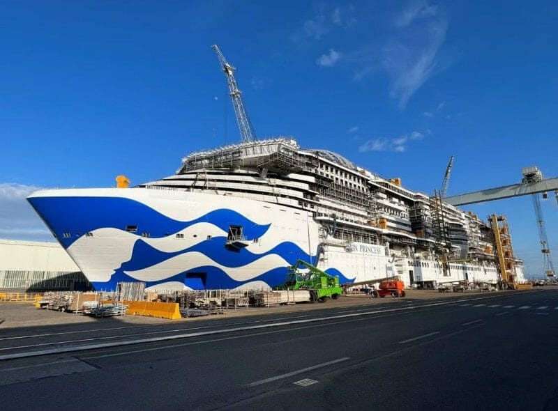 Sun Princess Marks Float-out Ceremony - Bolsover Cruise Club